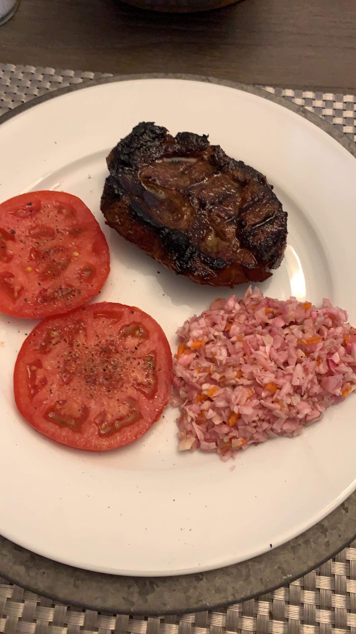 Thick Cut Boneless Pork Steak | Scrolller