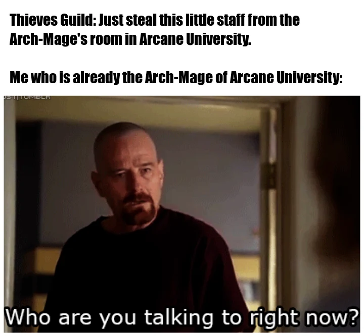 Oblivion NPC moment | Scrolller