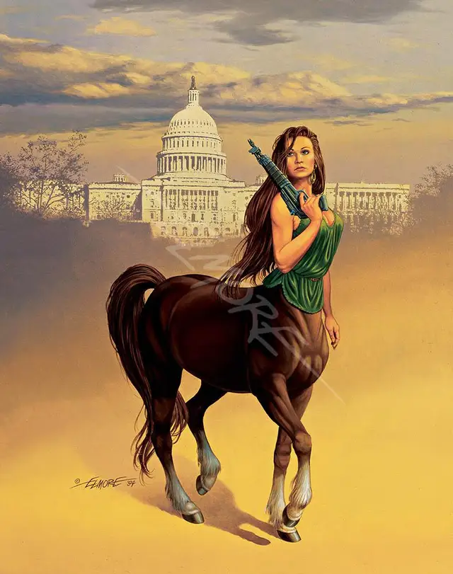 Centaur by Larry Elmore | Scrolller