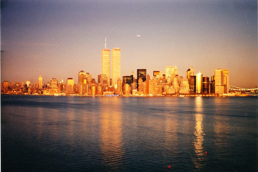 December 26th 1994. Lower Manhattan from Liberty Island | Scrolller