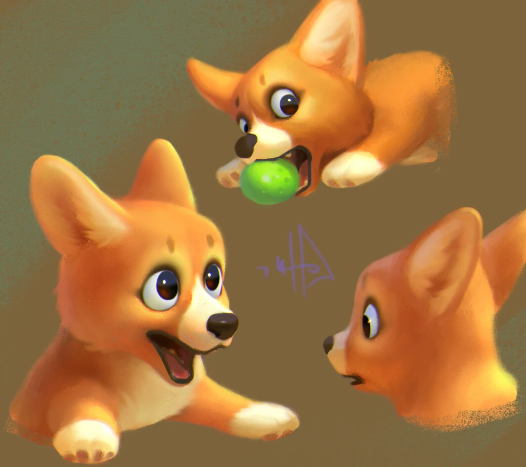 Corgi by Inna Stefanova | Scrolller
