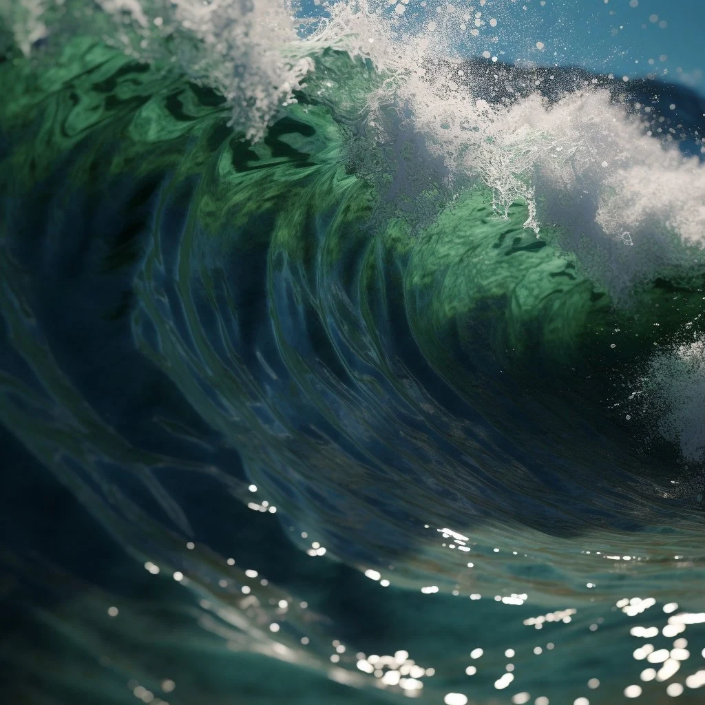 Ocean waves. | Scrolller