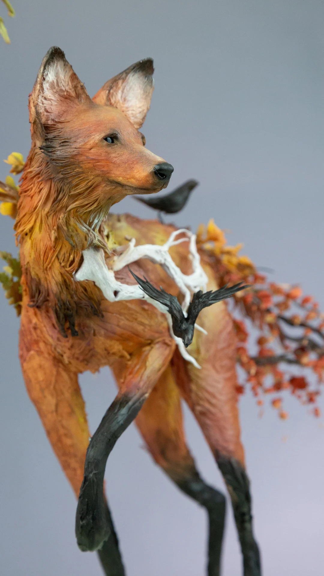 MANED WOLF, ant.sculpt, clay, 2024 | Scrolller