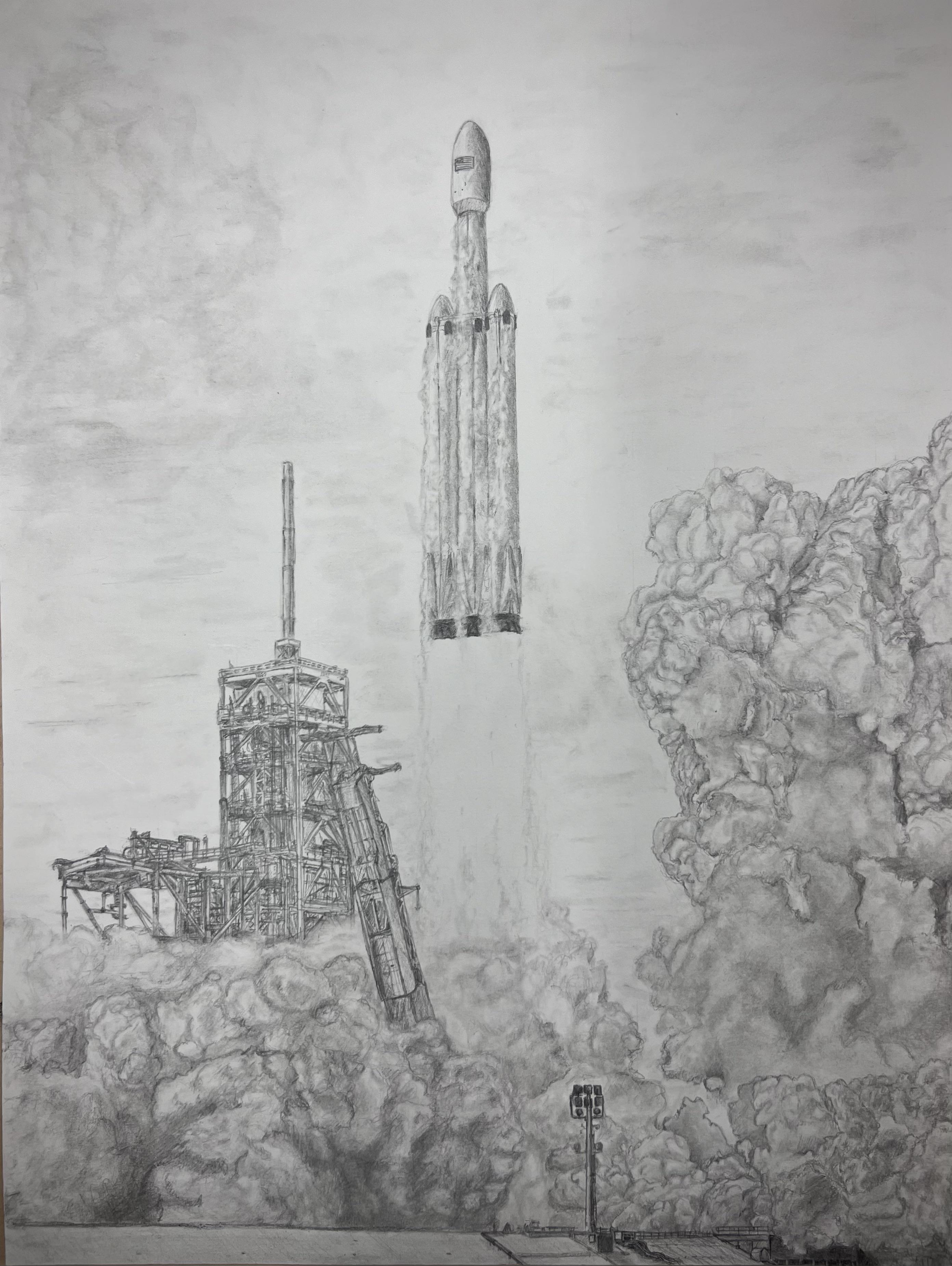 Excitement Guaranteed, Noah, Pencil drawing, 2024 | Scrolller