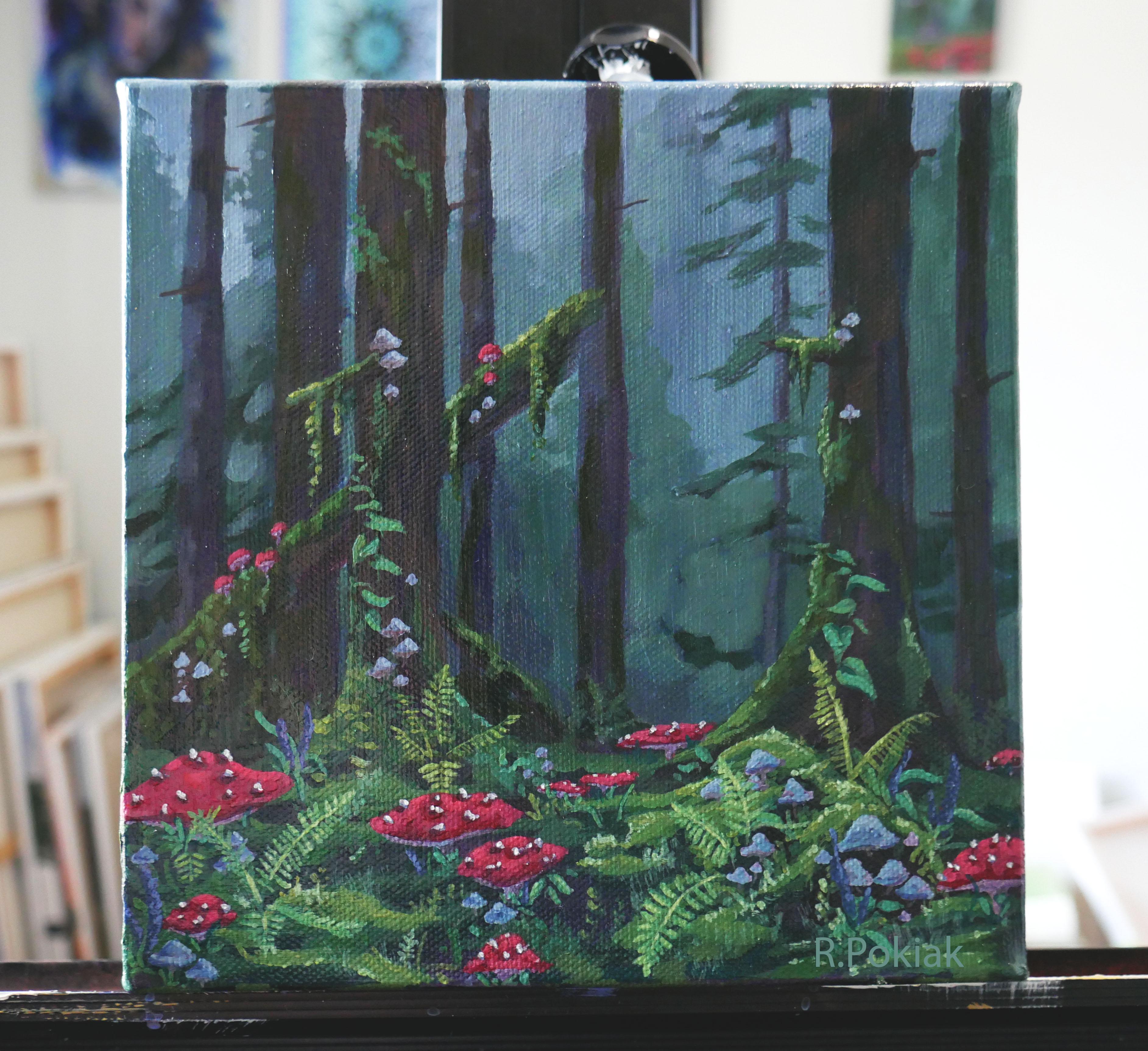 Fantasy Forest painting | Scrolller