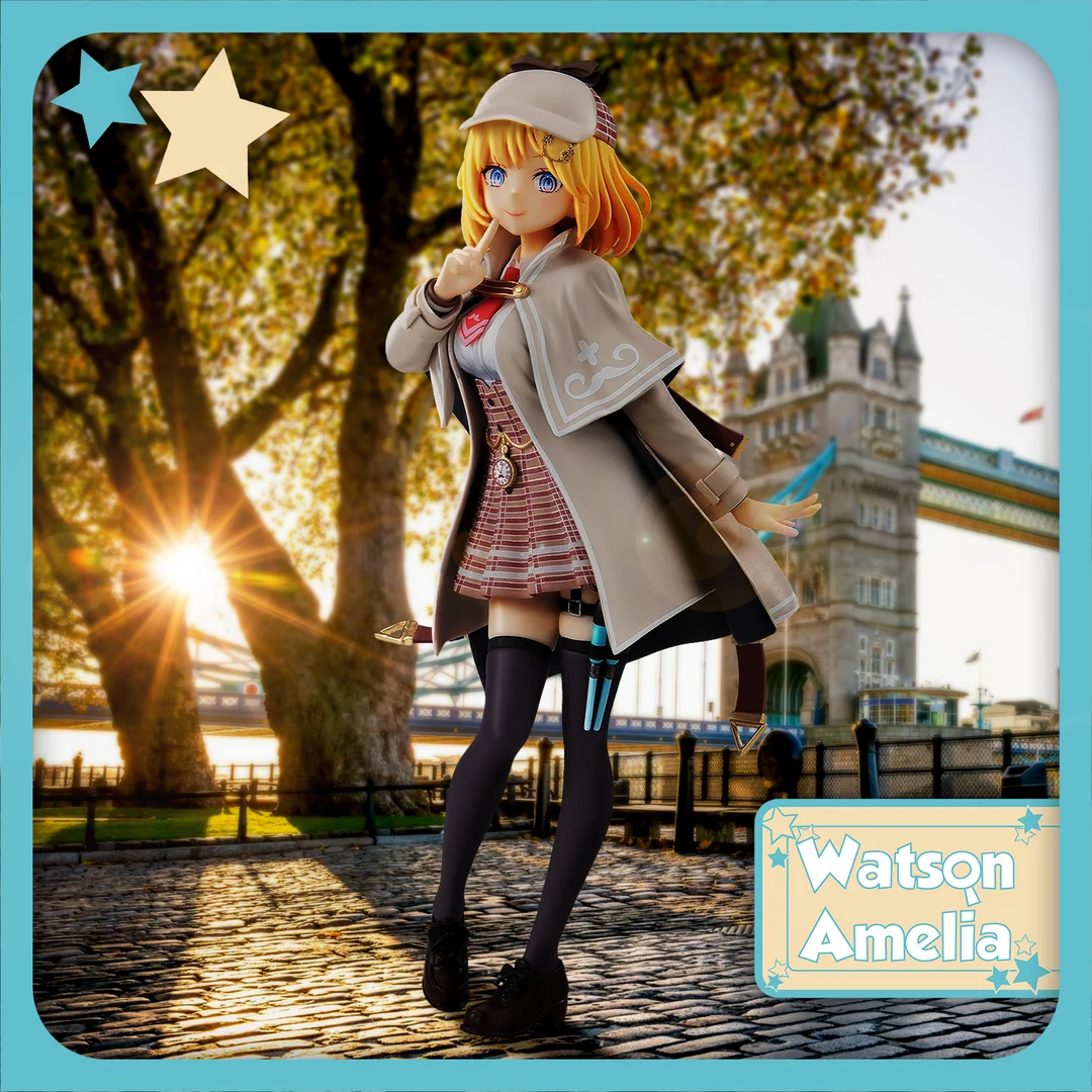 Permission to post: There is a POP UP PARADE of Watson Amelia figure so I just had to make a ...