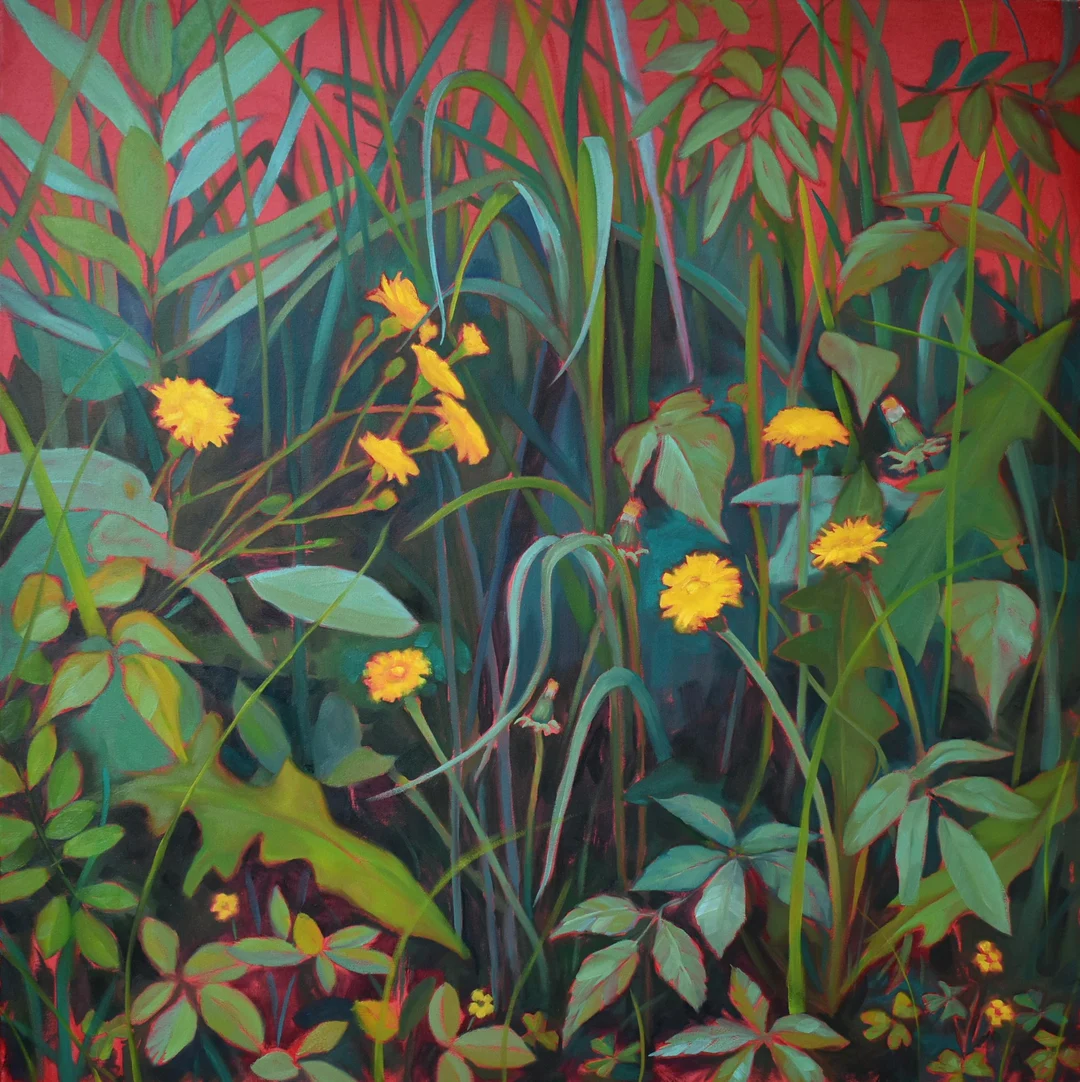Touch Grass, Crystel Pereira, oil on canvas, 2023 | Scrolller