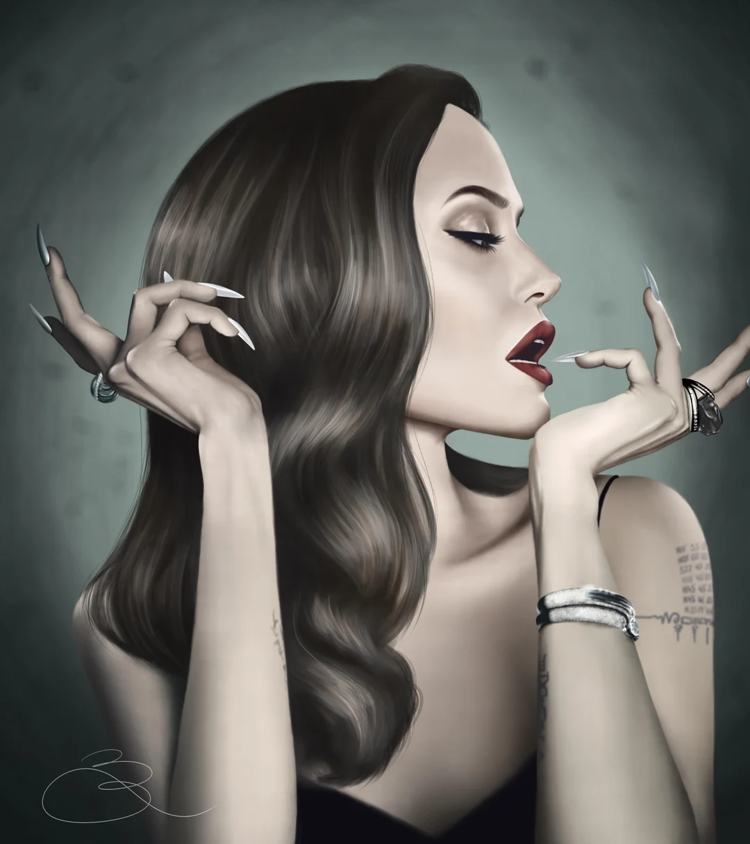 Angelina, Emily Atkins (me), Procreate, 2023 | Scrolller