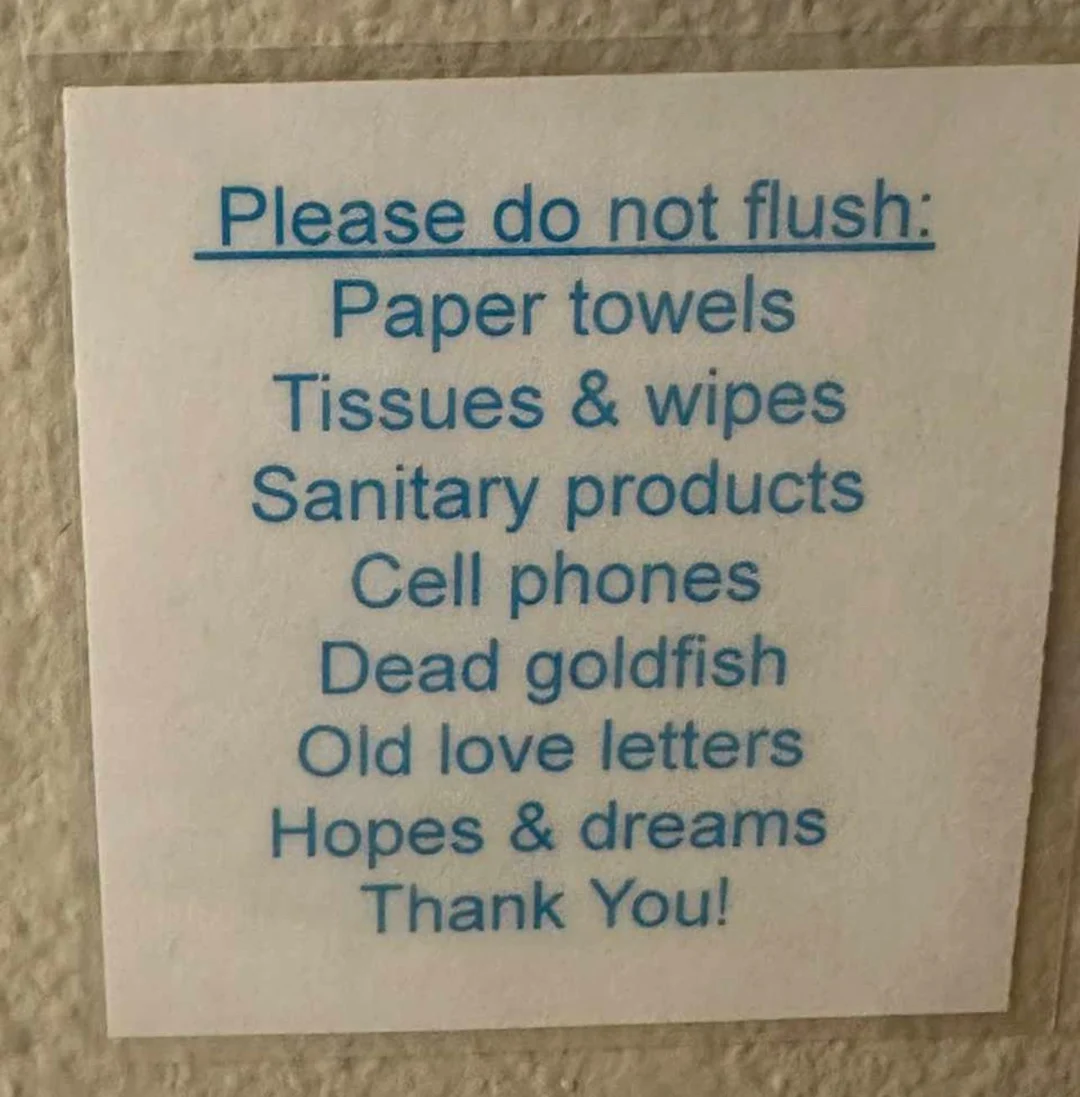 Flushing ? Careful | Scrolller