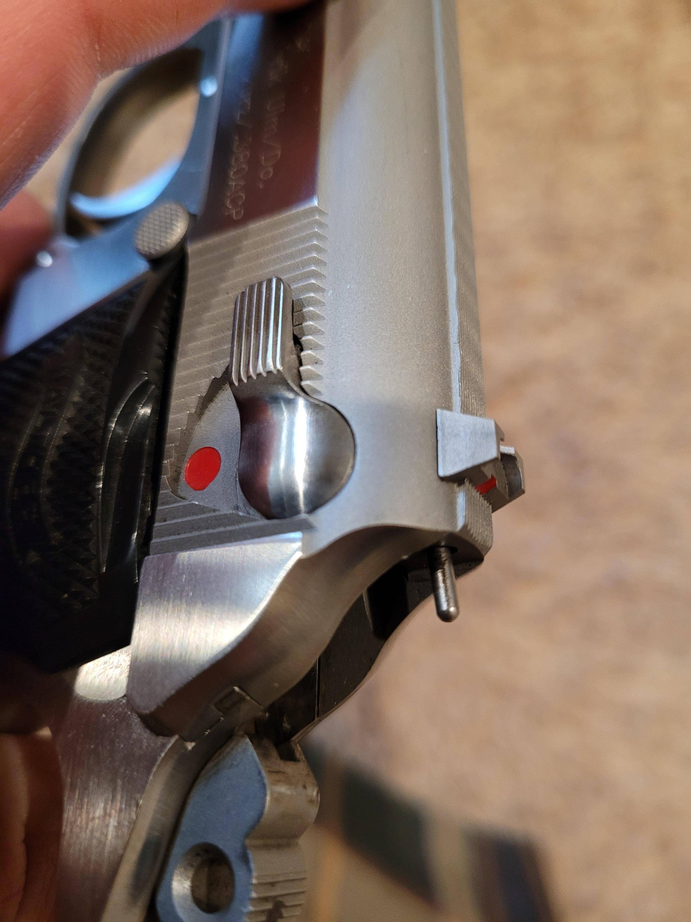 Pin started sticking out after a couple magazines, what's the best way to fix it? Smith and ...