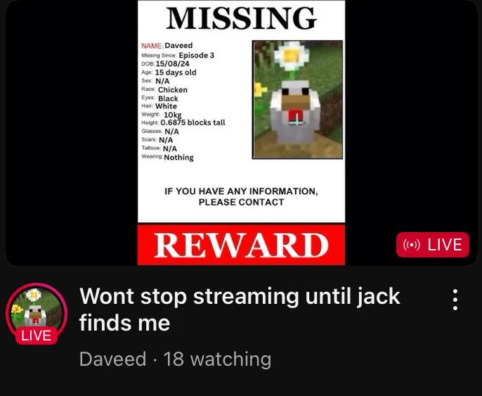 Why is Daveed now streaming | Scrolller