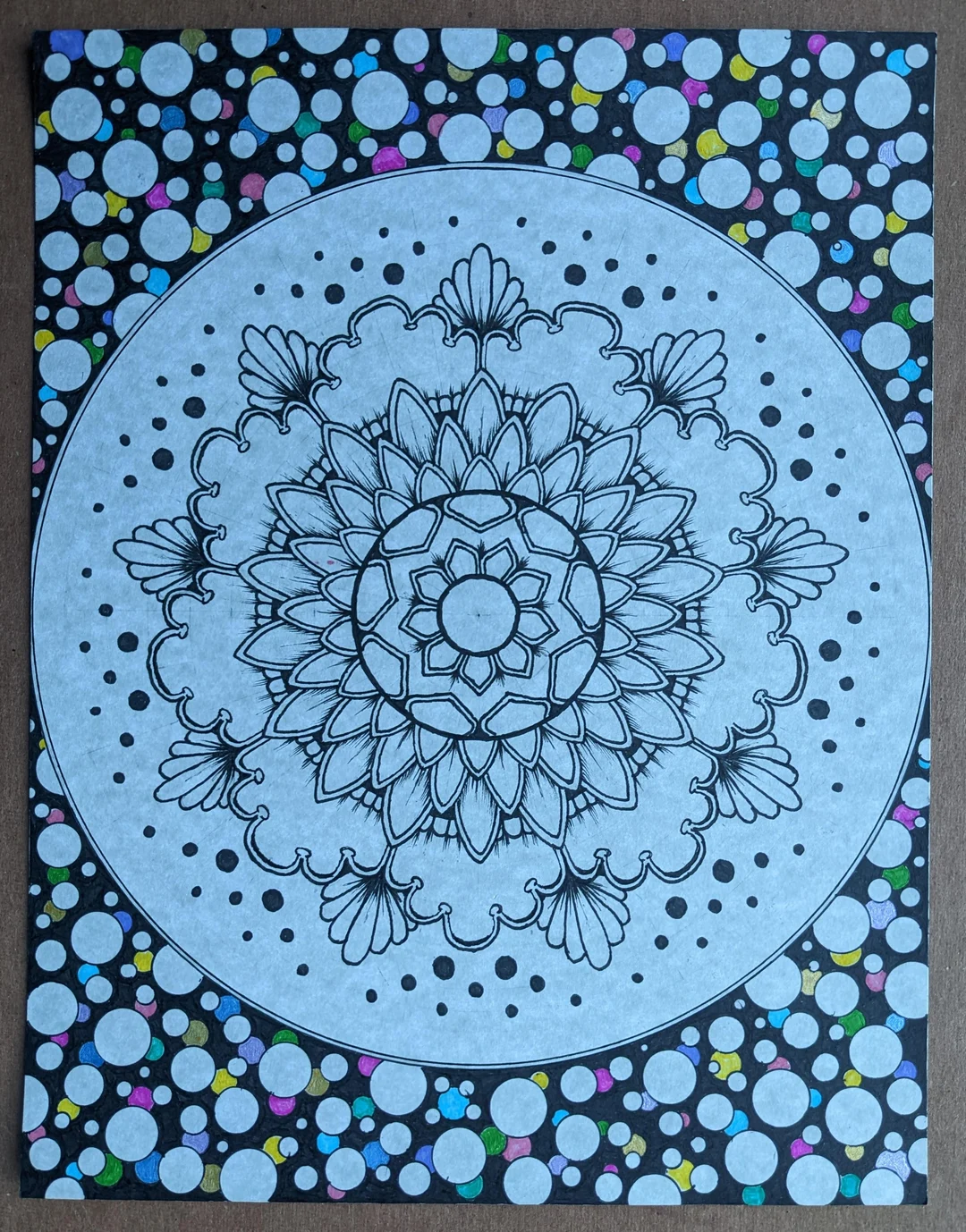 Bubble Mandala, Me, pens, 2022 | Scrolller