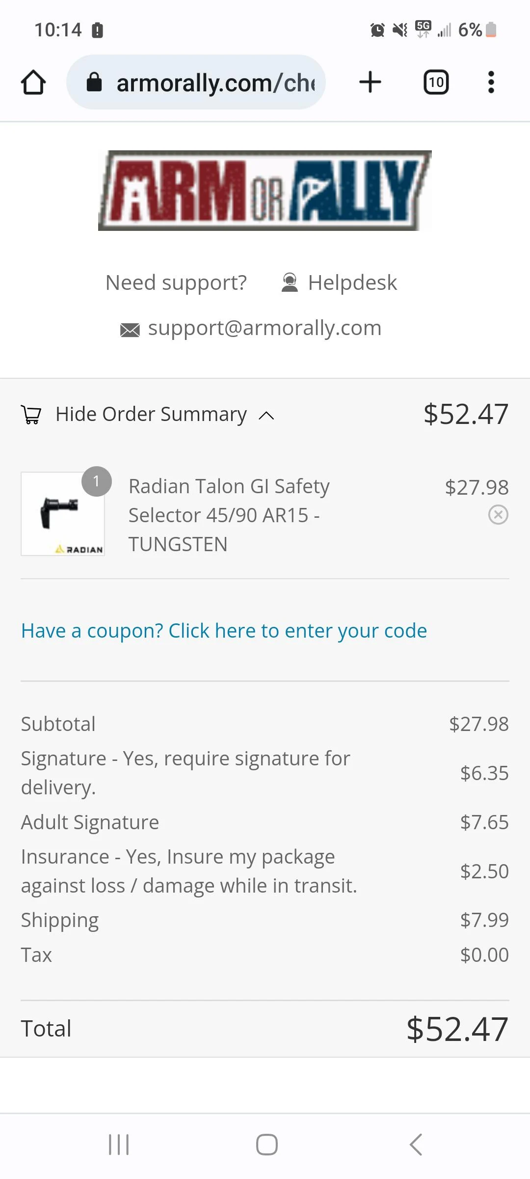 What the heck is this? I guess no small purchases from these guys? | Scrolller