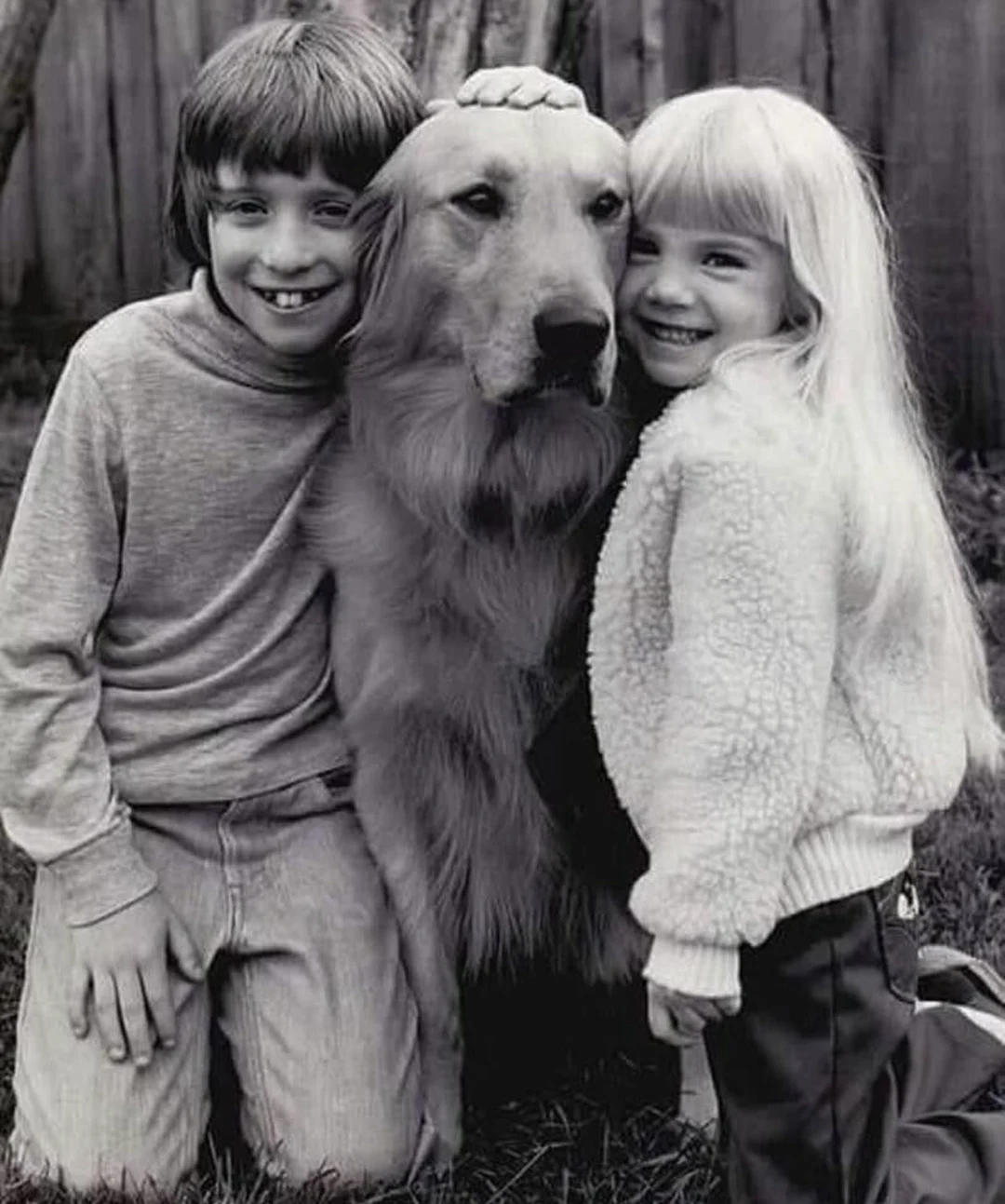 Oliver Robins, E. Buzz, and Heather O'Rourke on the set of "Poltergeist", 1982 | Scrolller