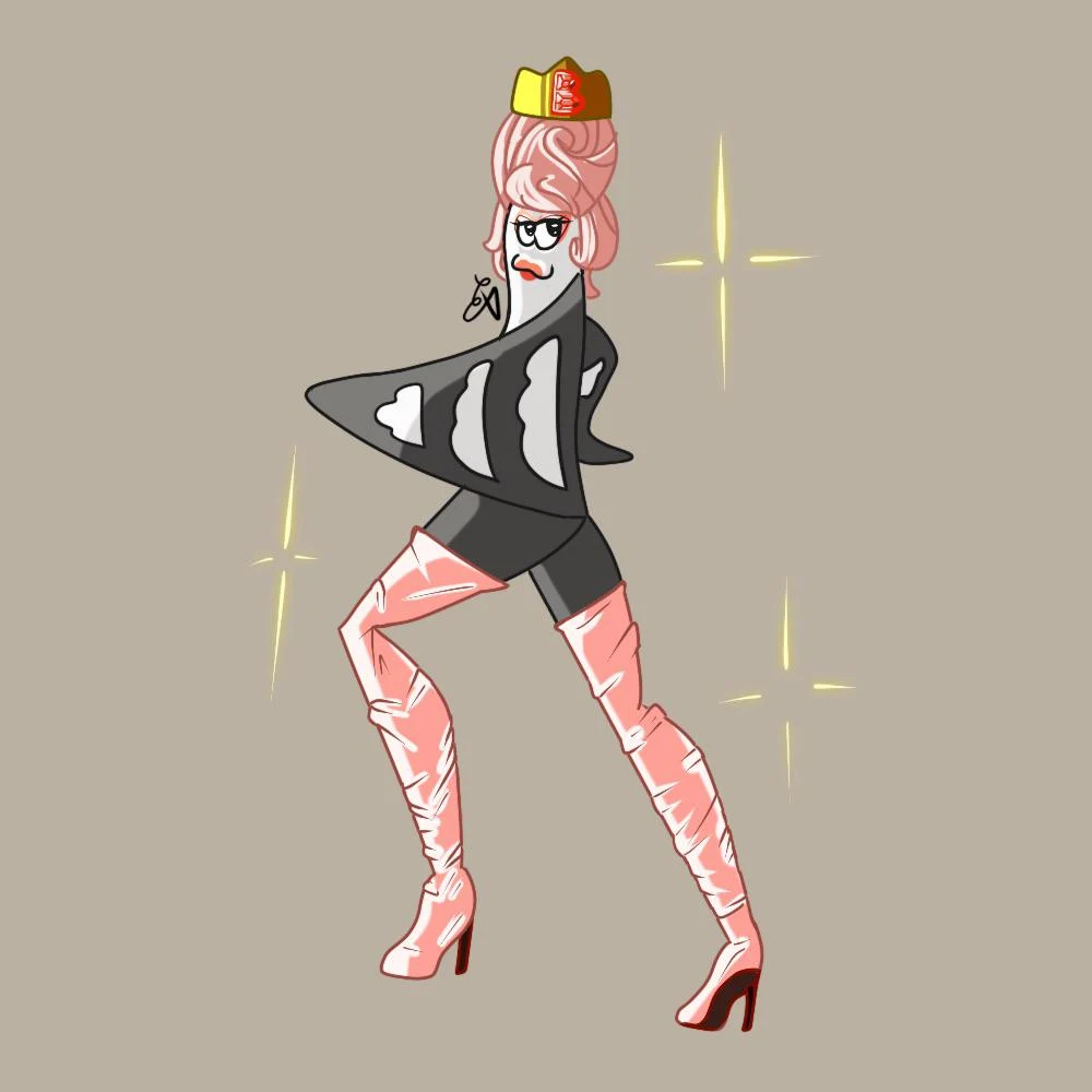 Drag queen big man (by me) | Scrolller