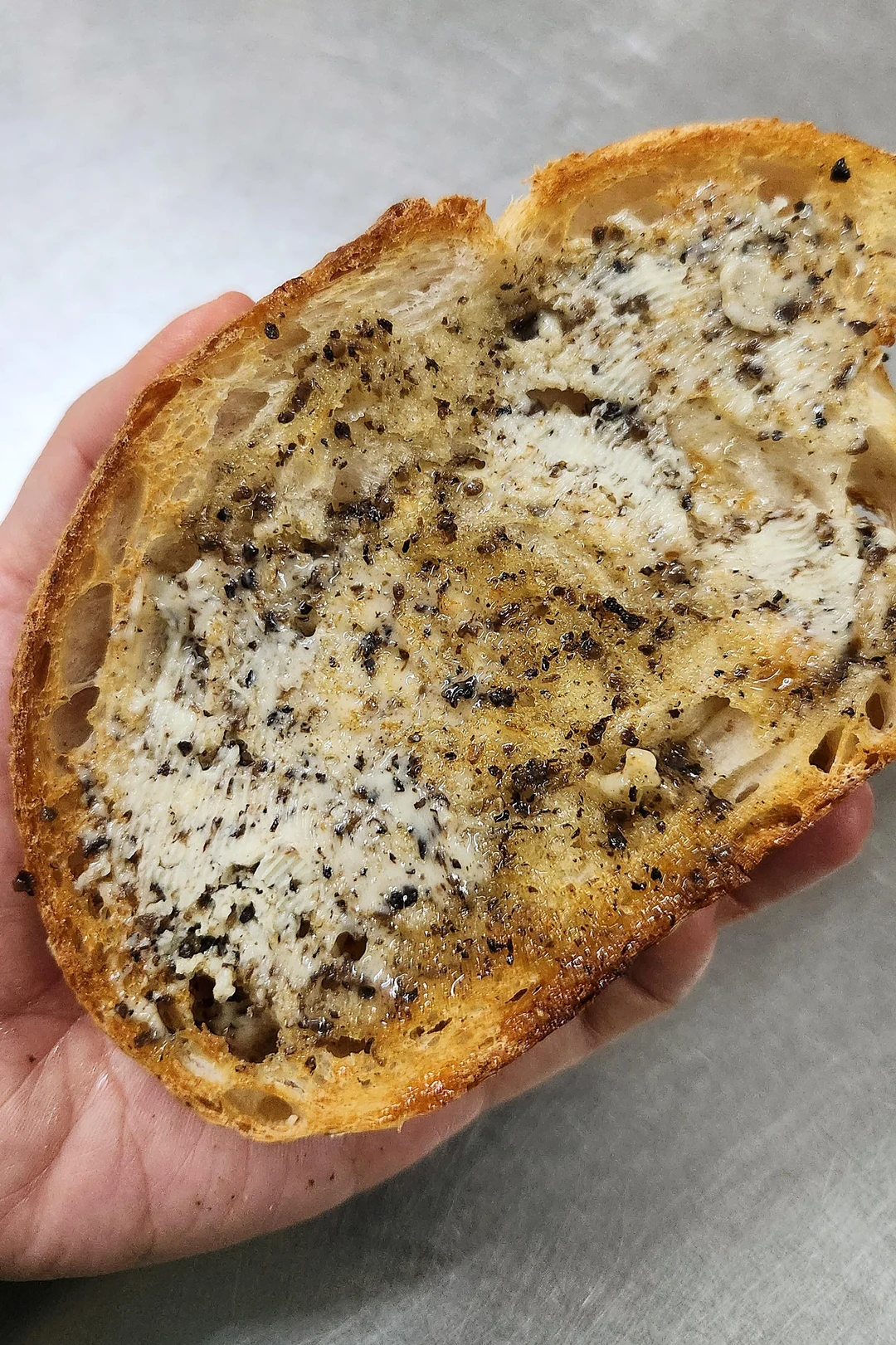 Truffle butter on sourdough toast | Scrolller