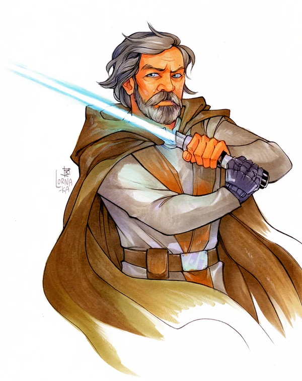 Luke Skywalker by by Lorna-ka | Scrolller