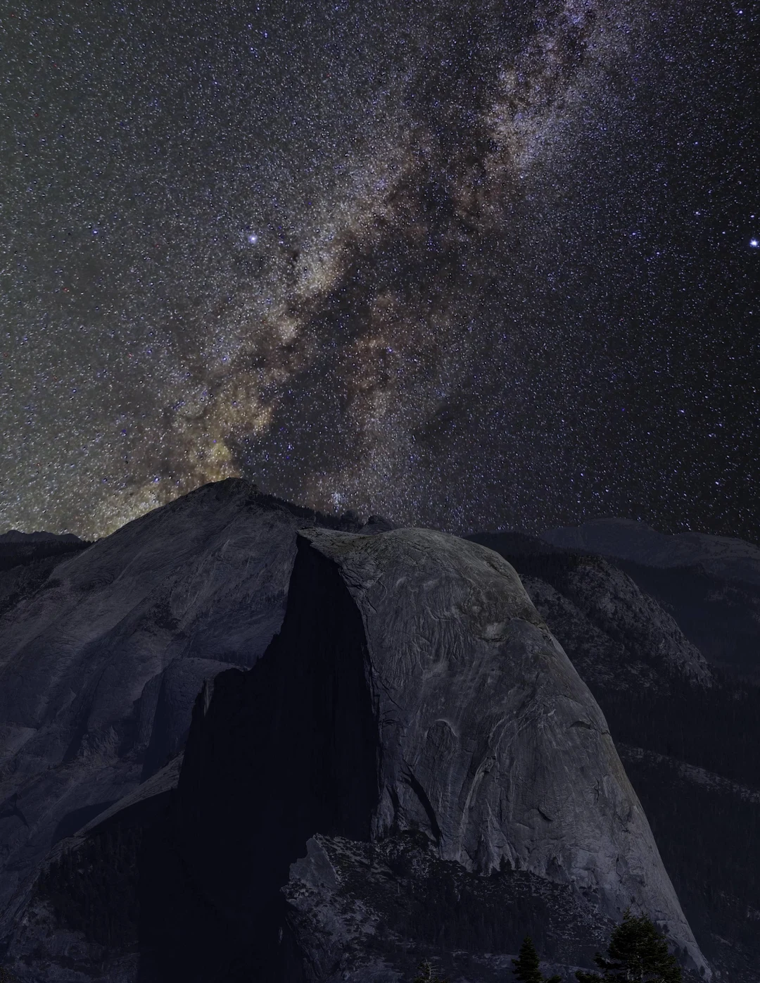 Milky Way over Half Dome | Scrolller