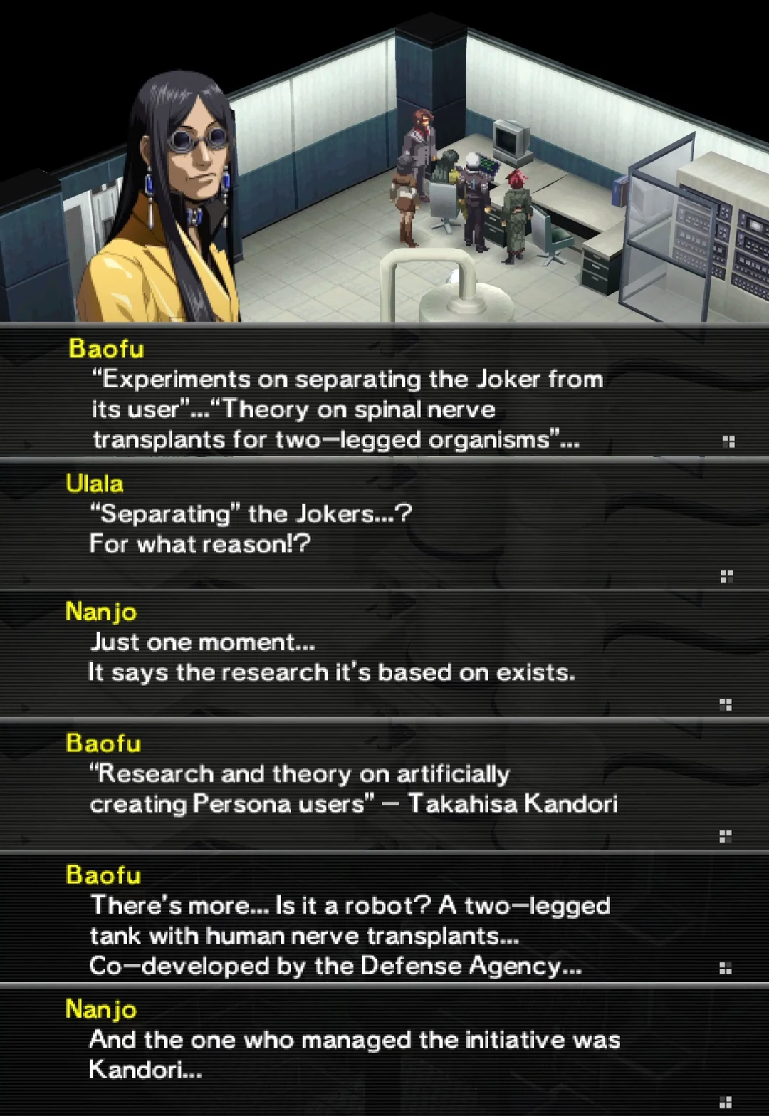 These parts of P2 EP are fascinating to me since they are hinting at the storylines from Persona ...
