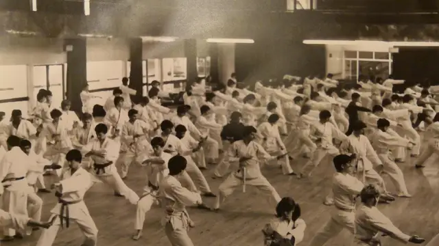 Dad used to run a karate club. This was taken during its hey day circa 1982. | Scrolller
