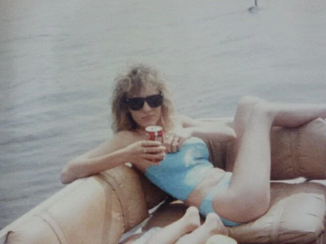 Wife on a boat in the 80s | Scrolller