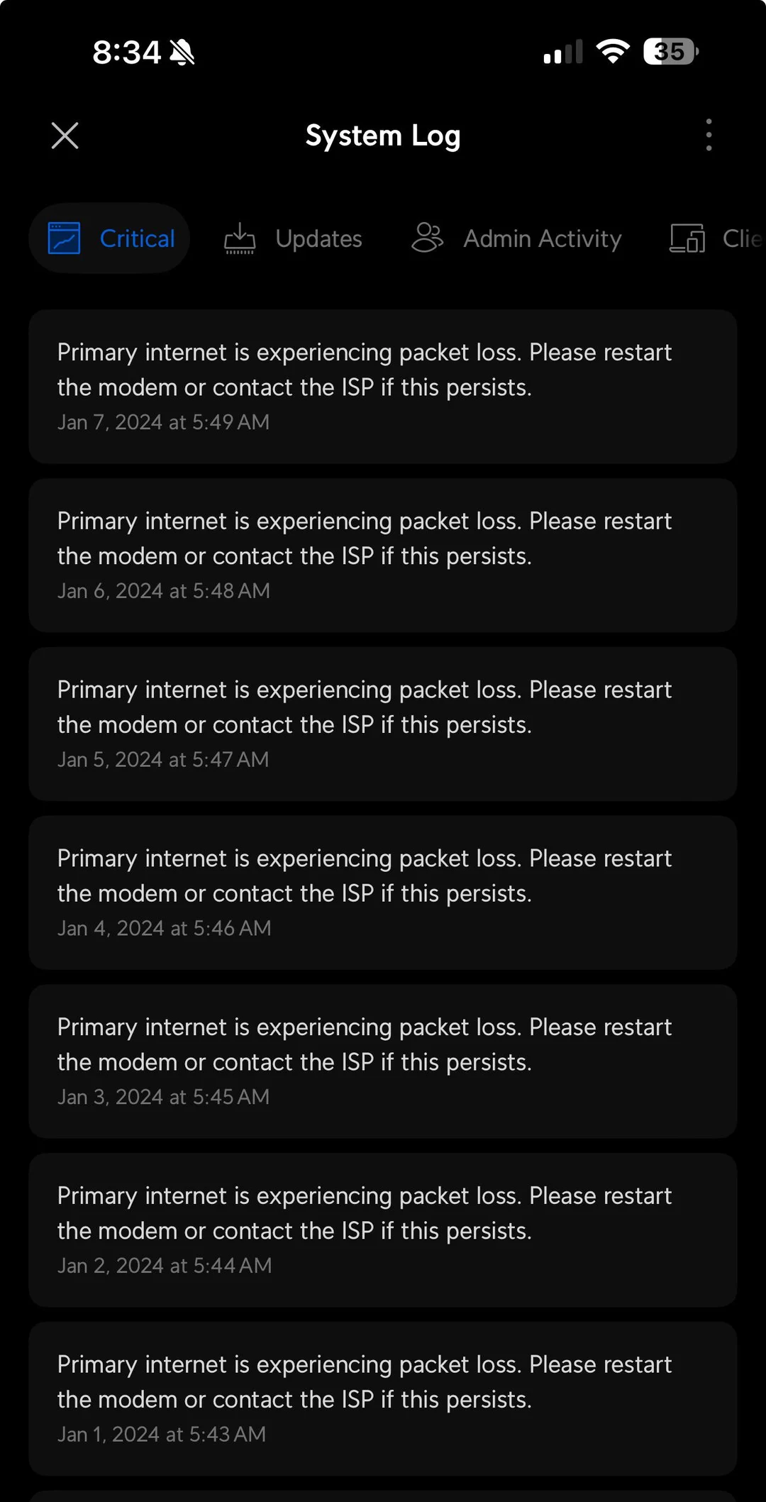 What’s could be causing this packet loss? | Scrolller