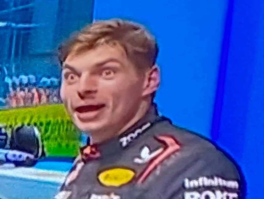 Max is flabbergasted that checo pulled out a sim racing move irl | Scrolller