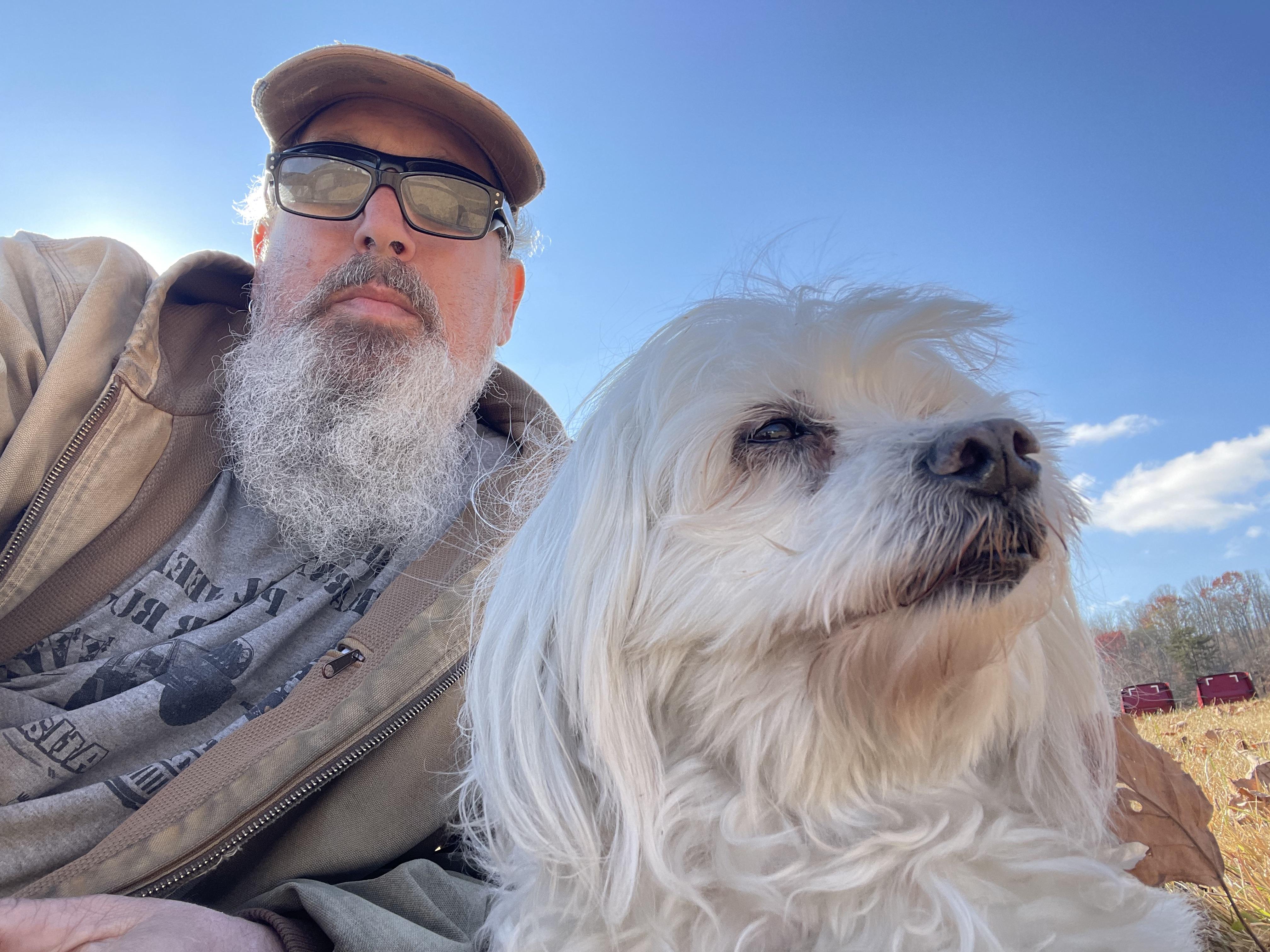 Boo Boo enjoying the sunshine with Papa…. | Scrolller