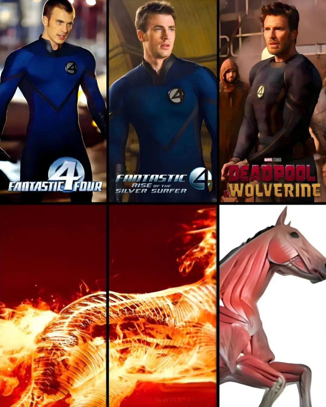 From Human Torch to Captain America, and beyond: Chris Evans' superhero glow-up is the ultimate ...