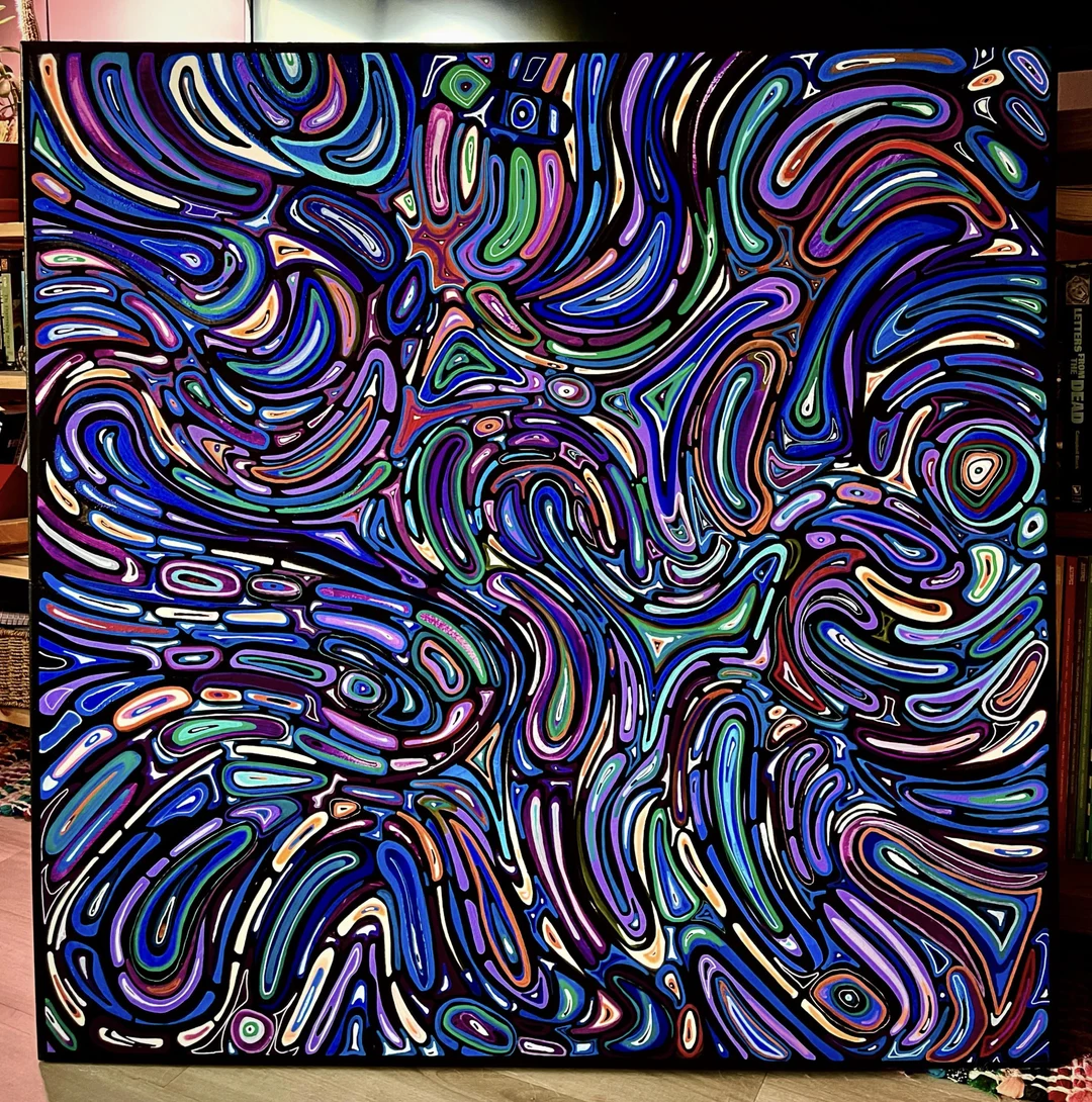 Memory Lapse- ink and acrylic paint | Scrolller