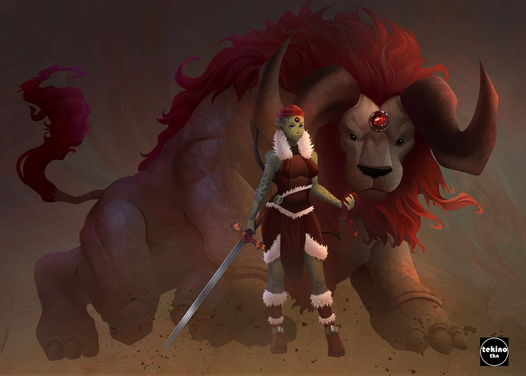 female half-orc by Me | Scrolller