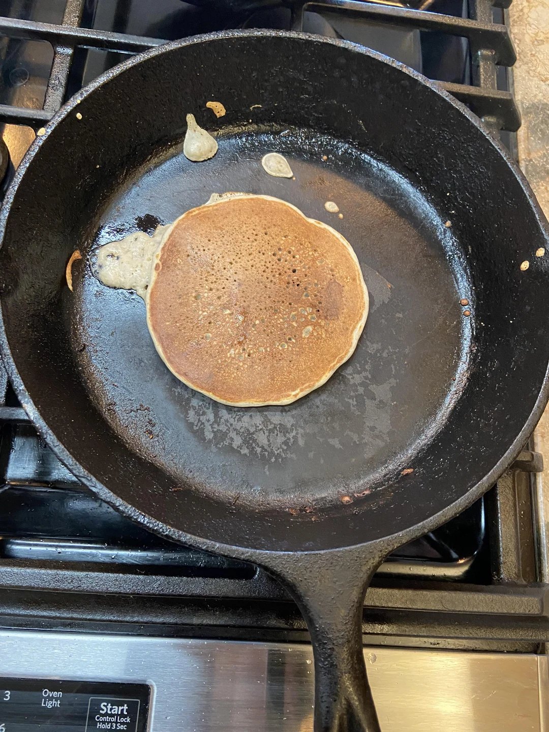 1st time ever making pancakes in my life (48yrs old). Only felt comfortable using the trusty ...