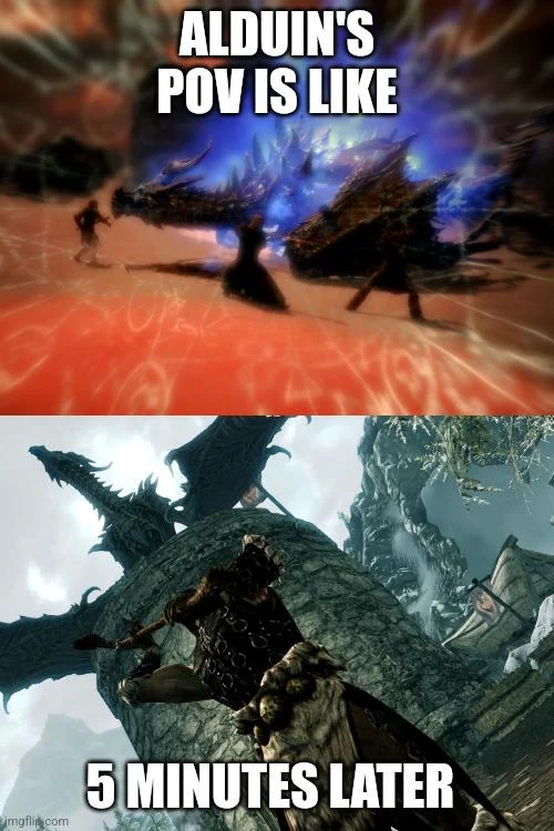 Skyrim from Alduin's POV | Scrolller