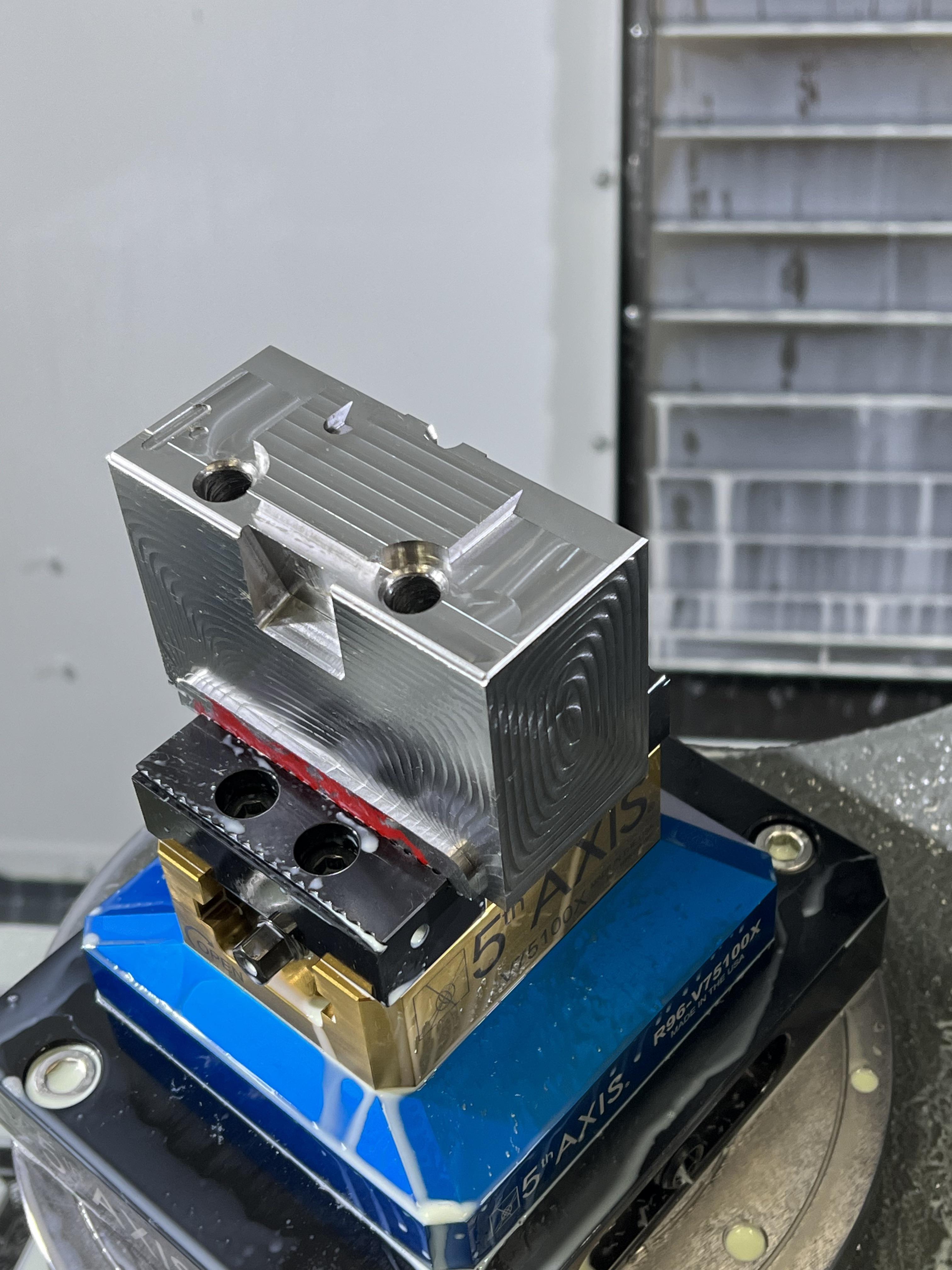 First part on a 5 axis, mold slide made from 420 stainless | Scrolller