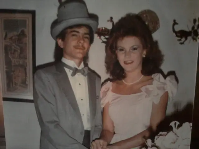My charming father and his beautiful highschool sweetheart at their senior prom💜 Central High ...