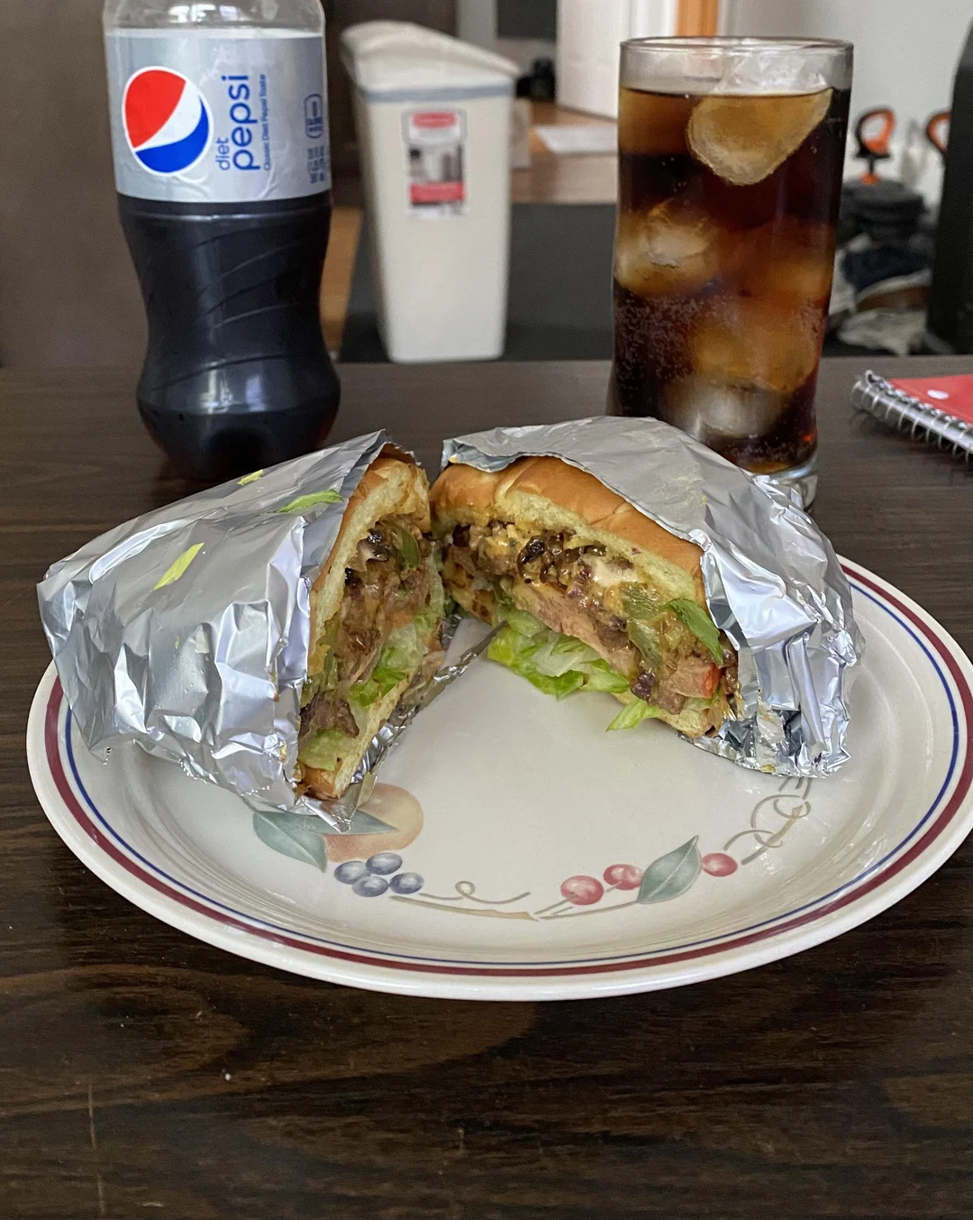 Homemade chopped cheese on an onion bun, with spicy mayo and no ketchup. | Scrolller