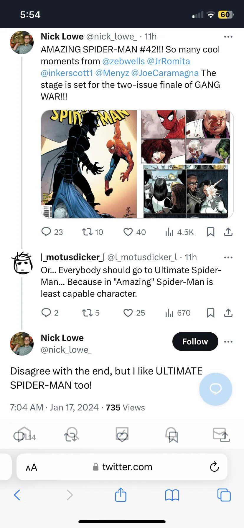 Nick can’t just help himself. | Scrolller