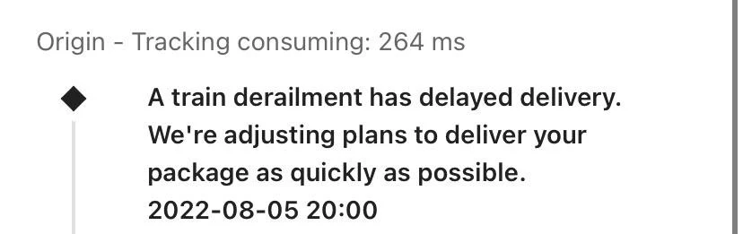 Does this mean my package has been lost?? | Scrolller