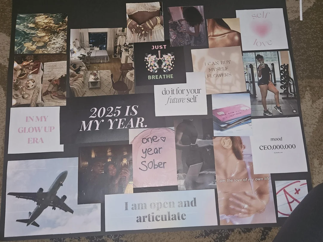 My 2025 vision board | Scrolller
