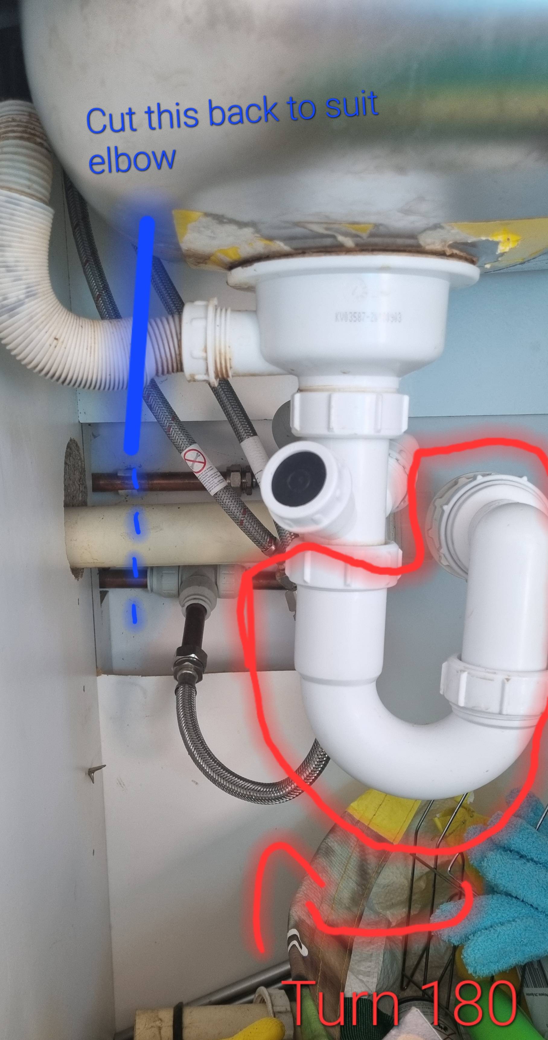 Plumber advice for under sink modification? | Scrolller