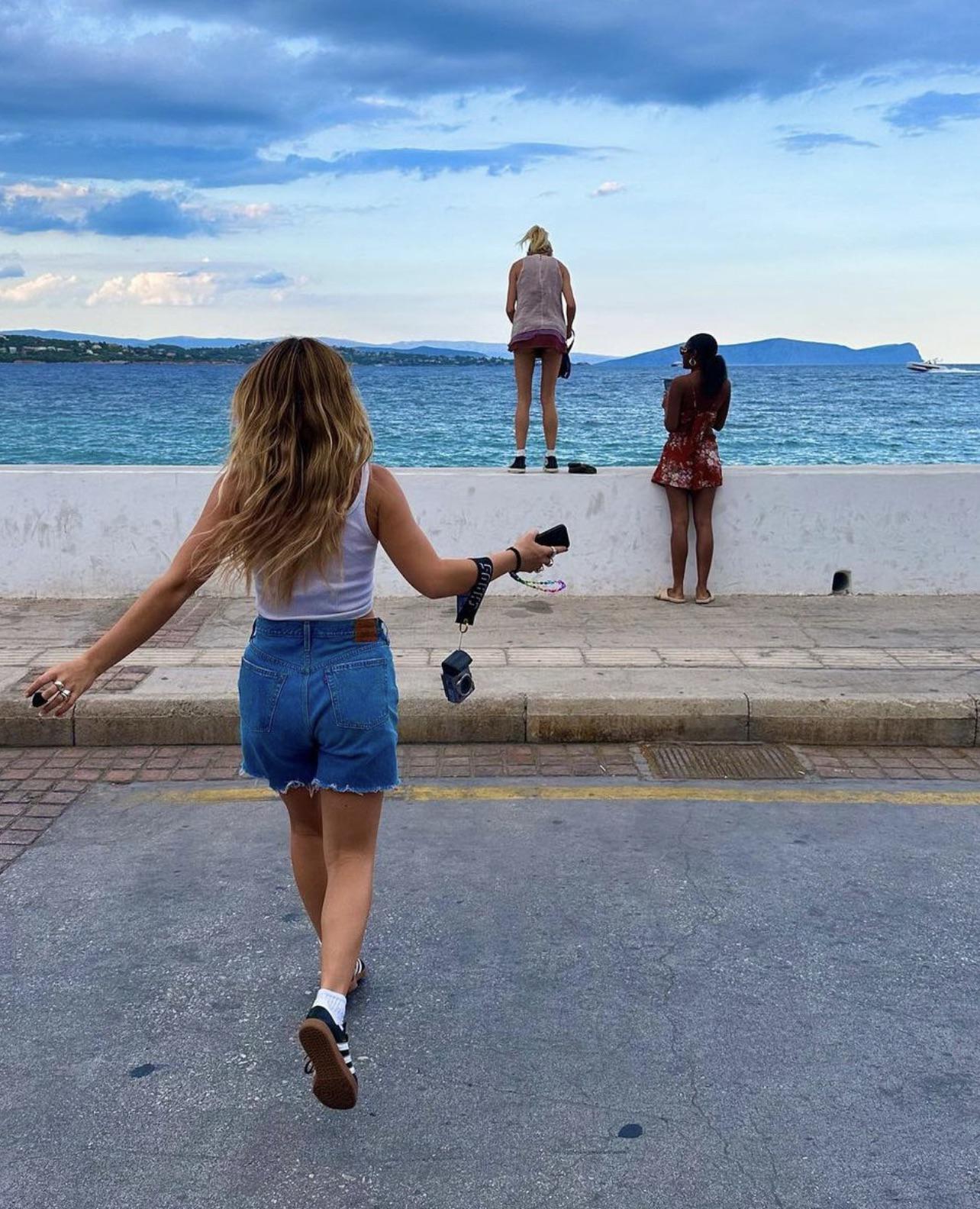 Madelyn Cline while in Greece | Scrolller