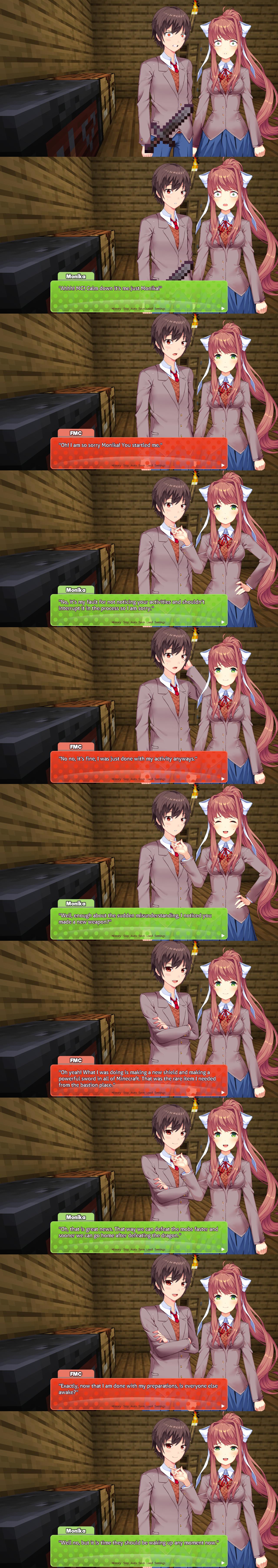 DDLC: The Dokis in... Minecraft! (Chapter 31) Choice...? | Scrolller