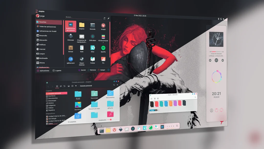 [KDE Plasma] Screenshot Moe themes | Scrolller