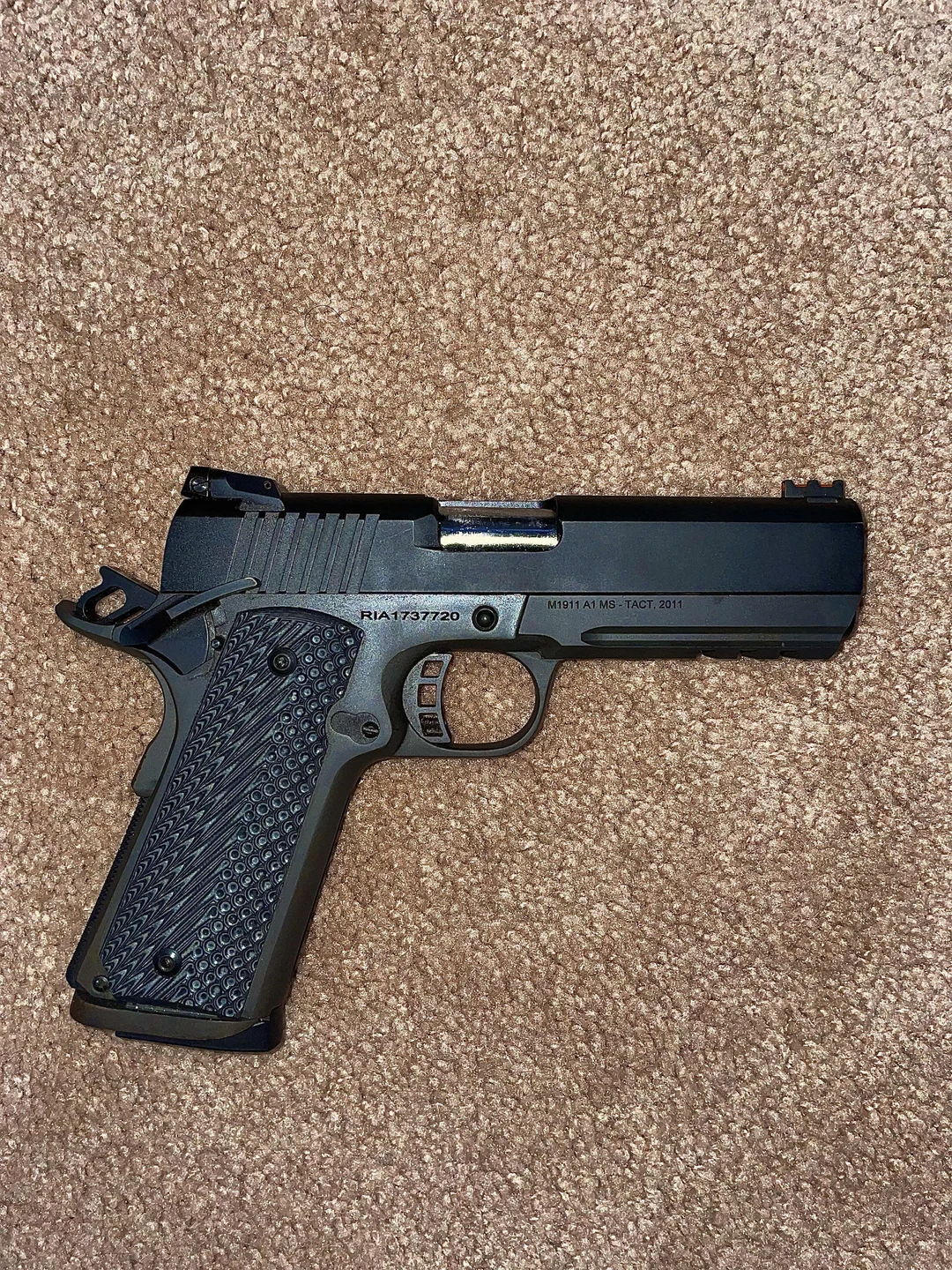My first handgun :) Rock Island Armory A1 Tactical II M1911 | Scrolller