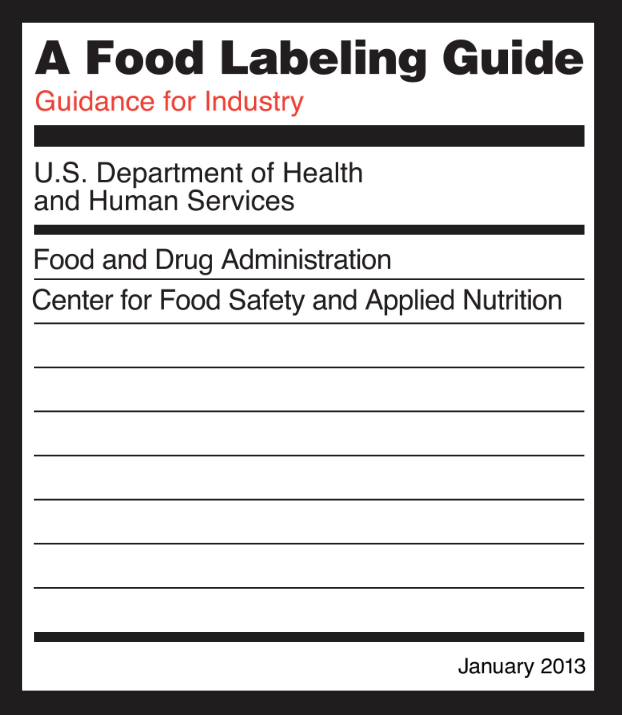 FDA's Food Labeling Guide Cover Page | Scrolller