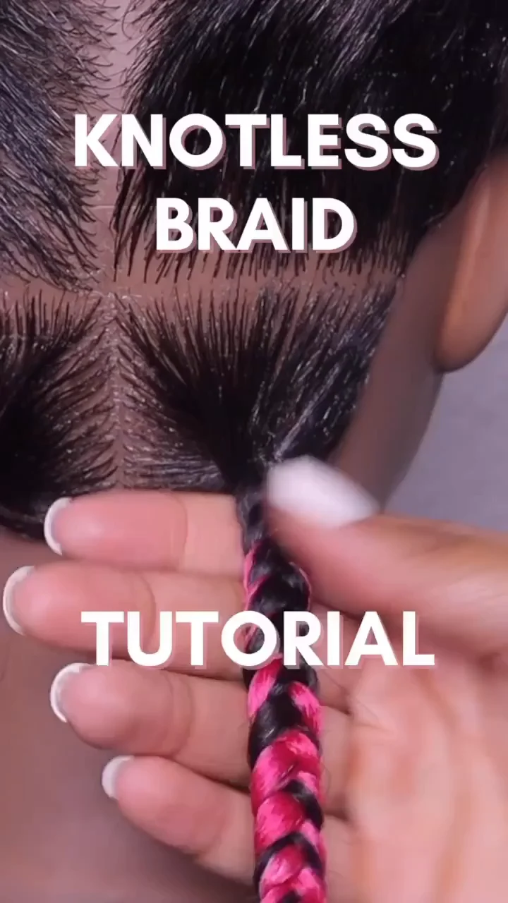 Knotless braid tutorial🔥 | Scrolller