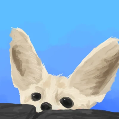 Little Fennec Peeking | Scrolller