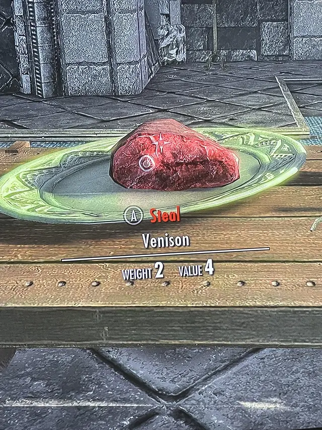 RAW VENISON?! Who serves a Jarl RAW. VENISON?! | Scrolller