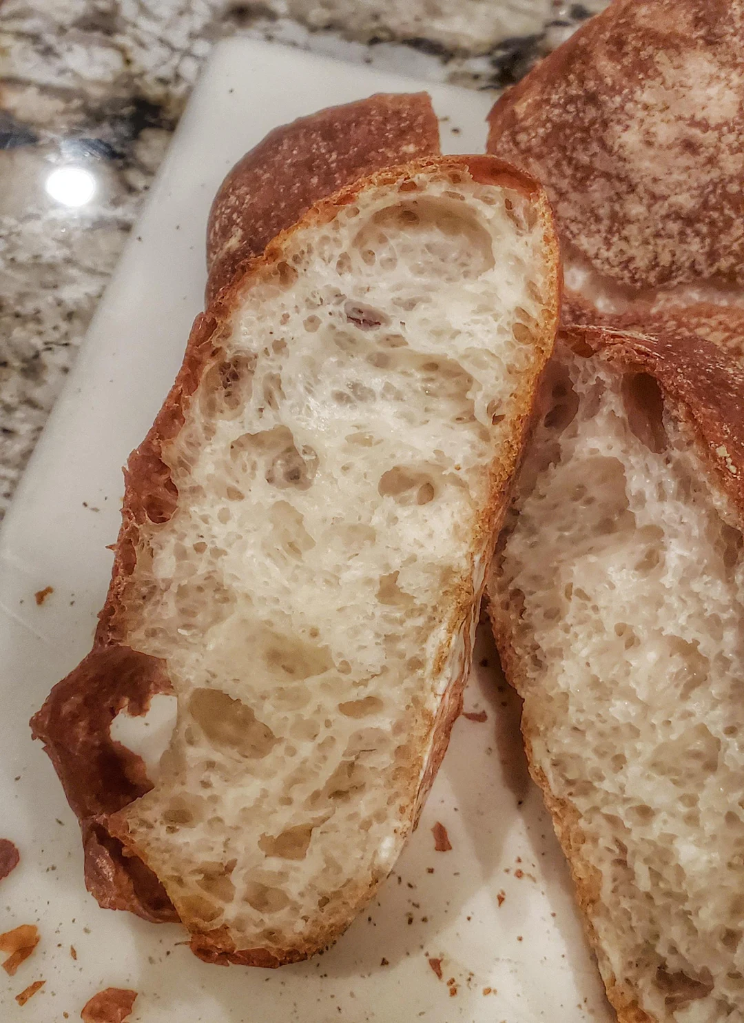 Pan De Cristal 1st attempt ..King Arthur recipe. This is the bread that made me want to bake and ...