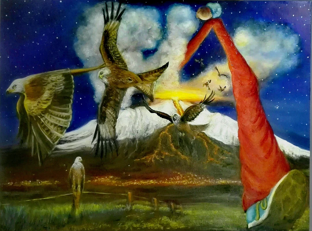 Tall story #28, me, oil on canvas, 2019 | Scrolller